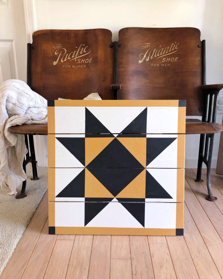 Classic Stars Collection Barn Quilt Pattern - Painted